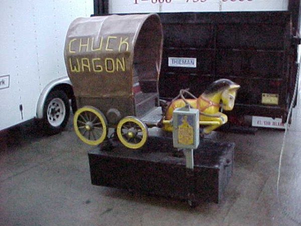 1950’S Coin Operated Chuck Wagon Amusement Kiddie Ride « Obnoxious Antiques
