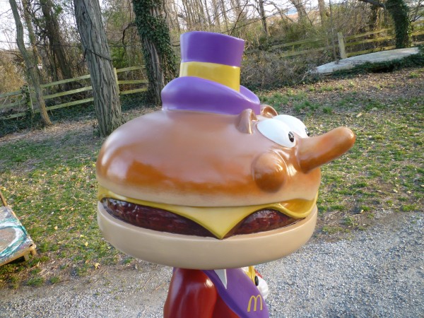 Mcdonalds Mayor McCheese Playland Statue « Obnoxious Antiques