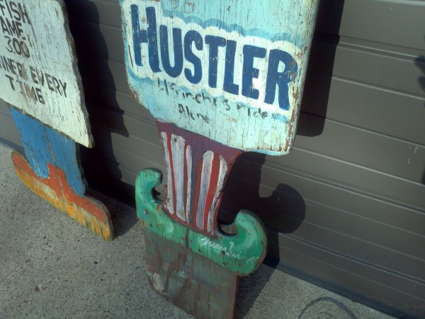 Carnival Ride Jester Height Sign - Obnoxious Antiques