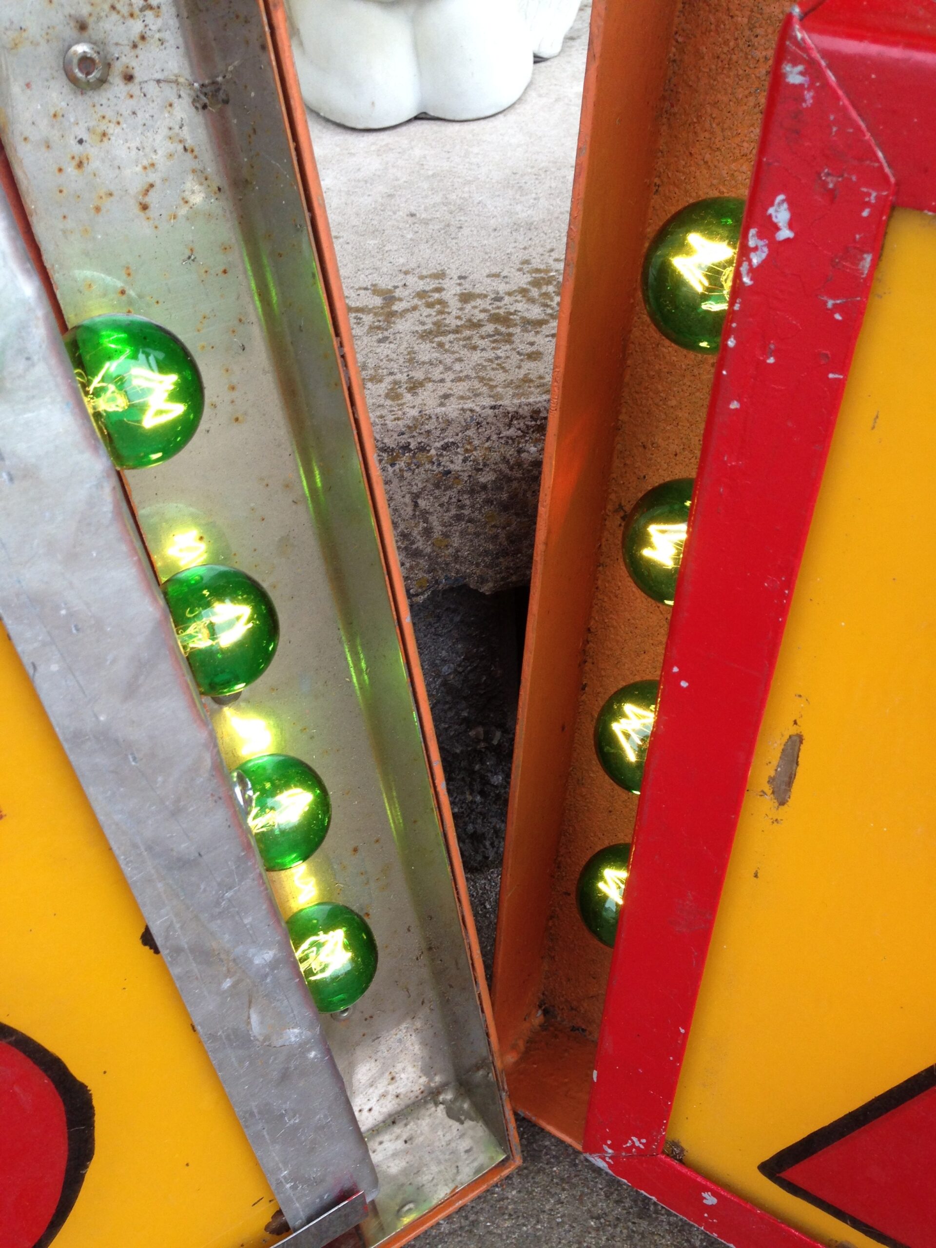 Vintage Sideshow Circus Entrance Lights - Obnoxious Antiques