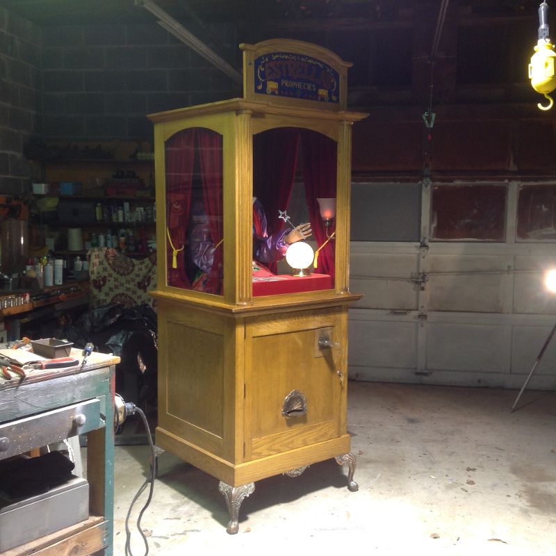 Arcade Coin Operated Estrella Gypsy Fortune Teller Machine « Obnoxious ...