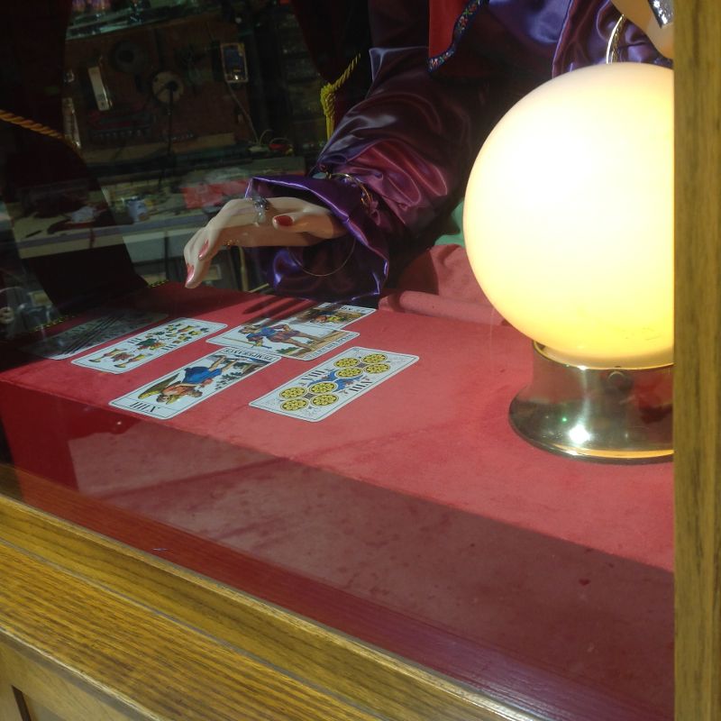 Arcade Coin Operated Estrella Gypsy Fortune Teller Machine « Obnoxious ...