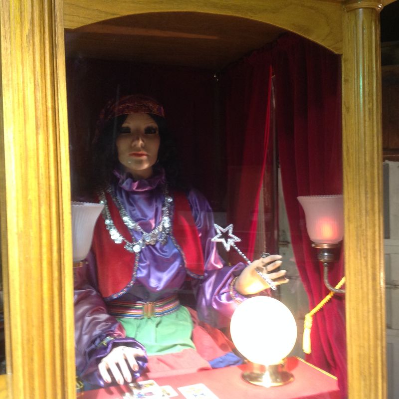 Arcade Coin Operated Estrella Gypsy Fortune Teller Machine « Obnoxious ...
