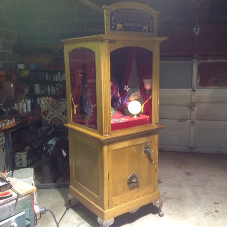 Arcade Coin Operated Estrella Gypsy Fortune Teller Machine « Obnoxious ...