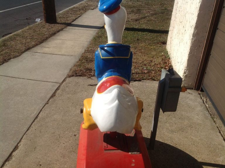 Vintage Coin Operated Donald Duck Arcade Kiddie Ride « Obnoxious Antiques