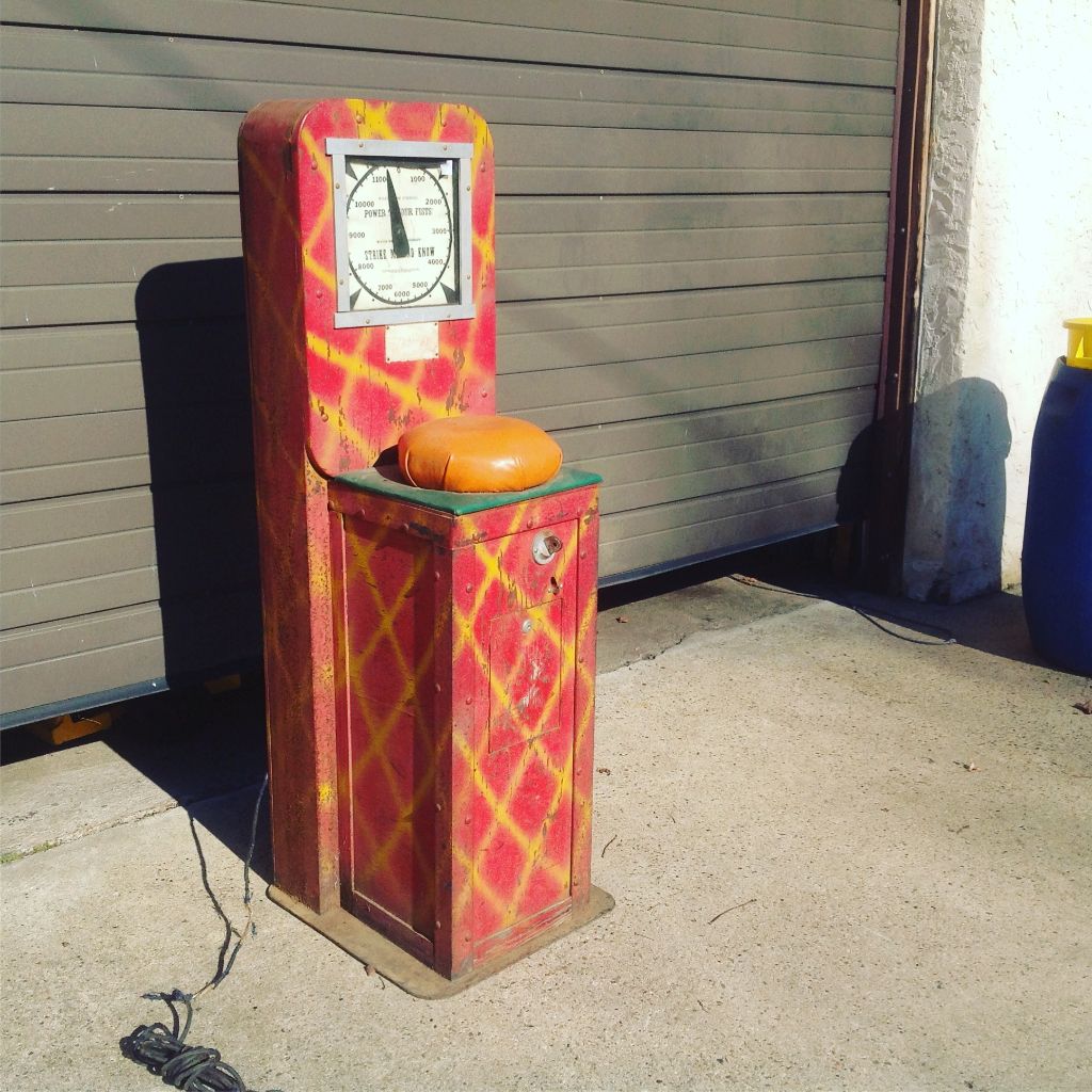 Antique Penny Arcade Strength Tester « Obnoxious Antiques