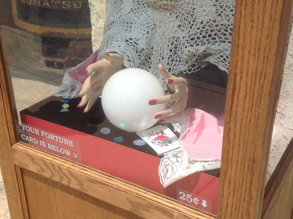Vintage Arcade Coin Operated Fortune Teller Machine « Obnoxious Antiques