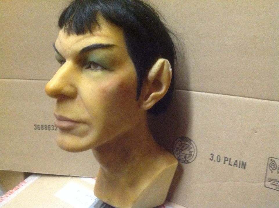 Vintage Star Trek Spock Wax Museum Wax Head « Obnoxious Antiques