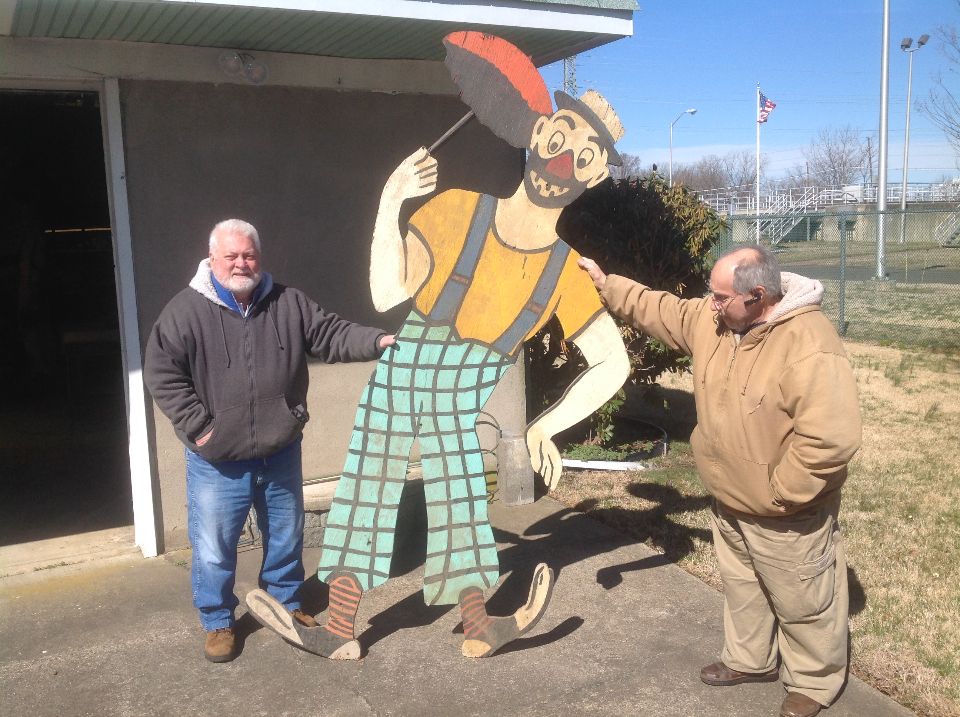 Vintage Amusement Park Carnival Funhouse Clown - Obnoxious Antiques
