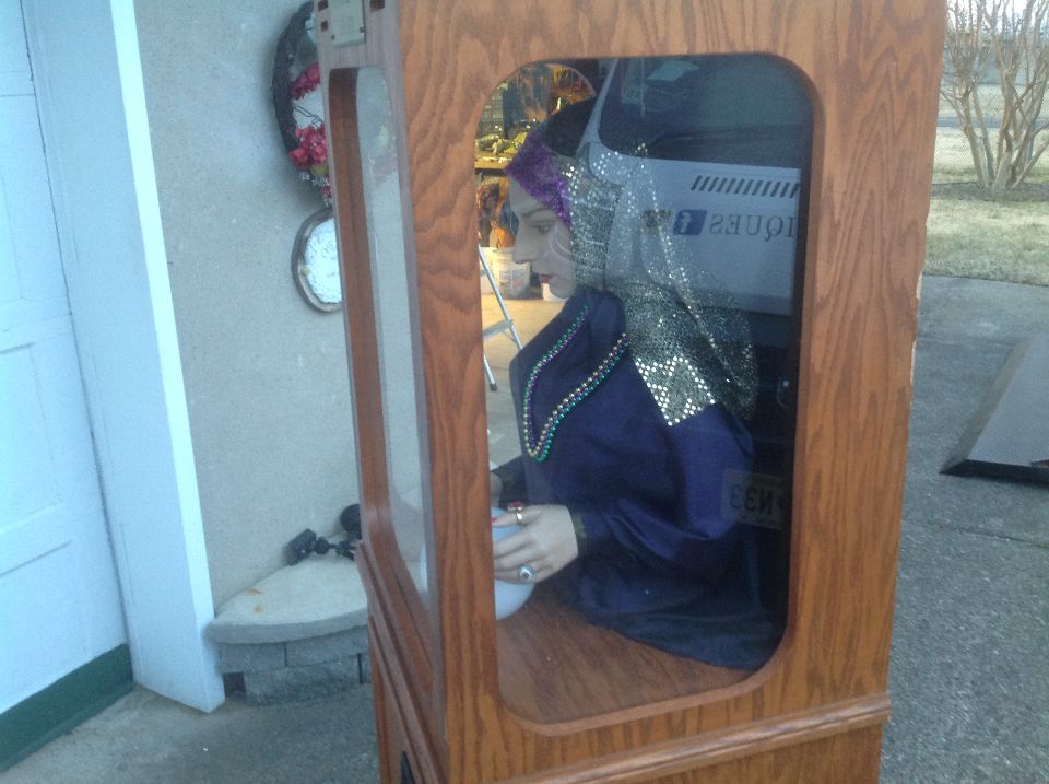 Vintage Coin Operated Arcade Fortune Teller Machine « Obnoxious Antiques