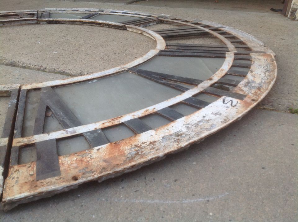 Antique Cast Iron Clock Tower Face / Dial « Obnoxious Antiques