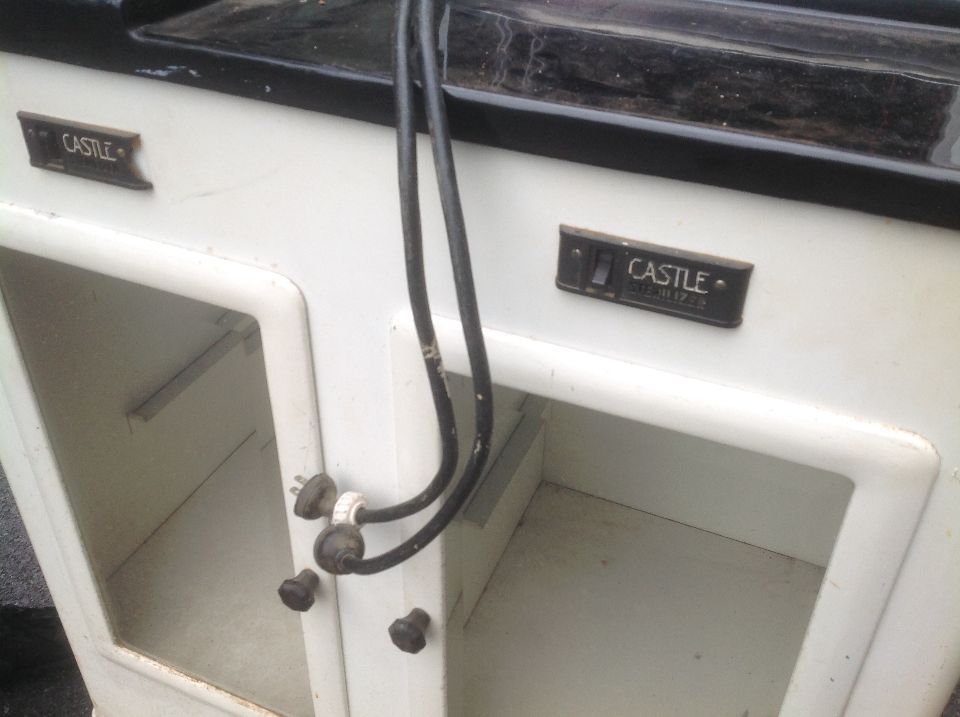 Antique Art Deco Castle Sterilizer With Cabinet « Obnoxious Antiques