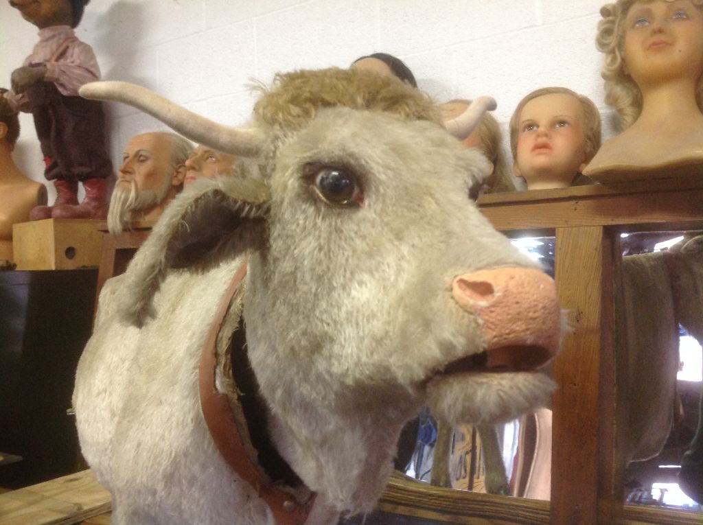 Antique Key Wound Automaton Cow Nodder « Obnoxious Antiques