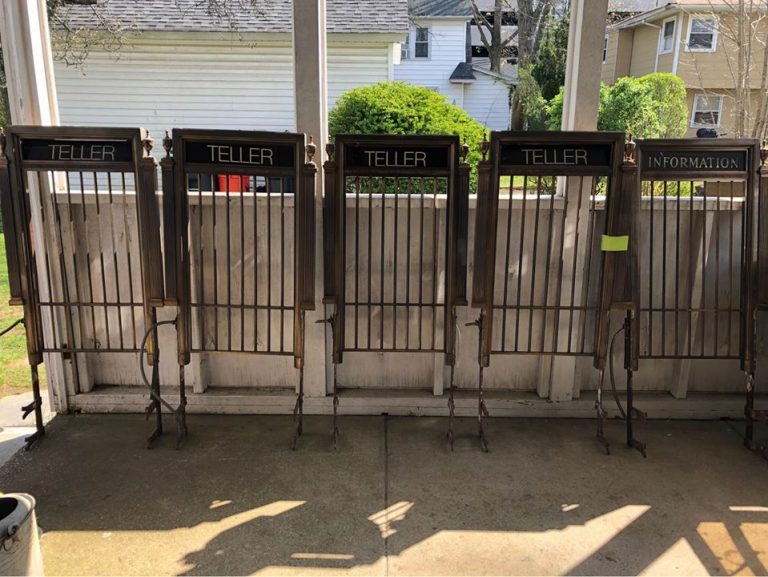 Antique Brass Bank Teller Windows « Obnoxious Antiques