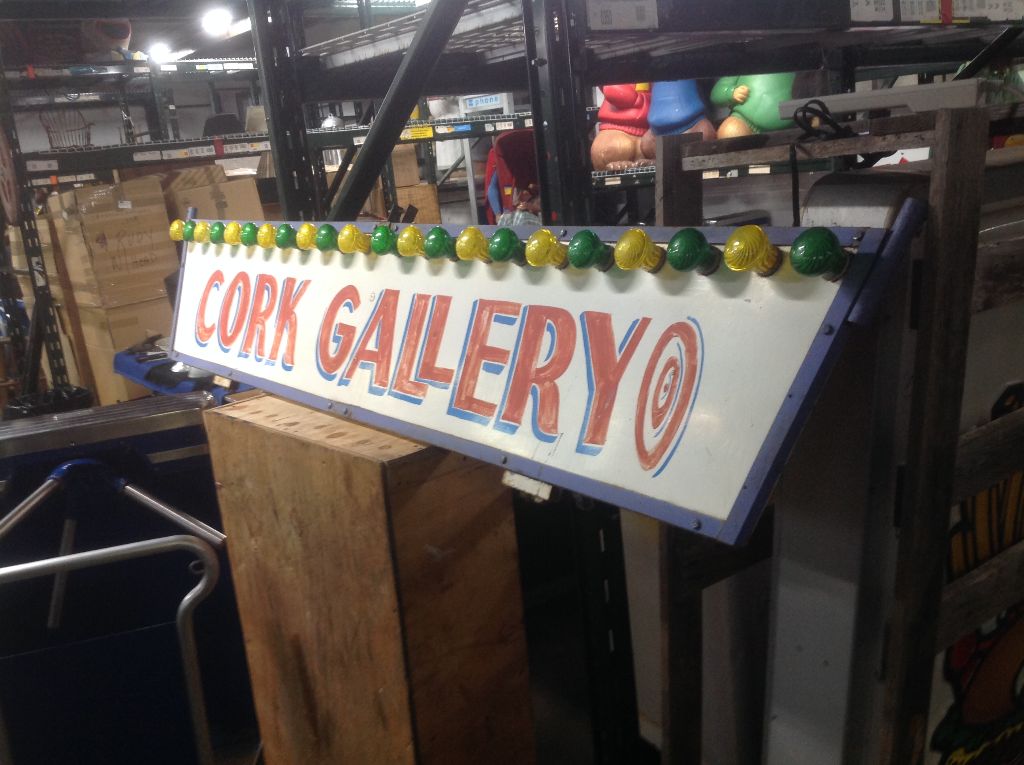 Vintage Carnival Amusement Park Cork Shooting Gallery Sign « Obnoxious ...