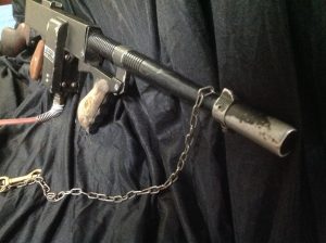 Vintage Boardwalk Shoot The Star Pneumatic Machine Gun - Obnoxious Antiques