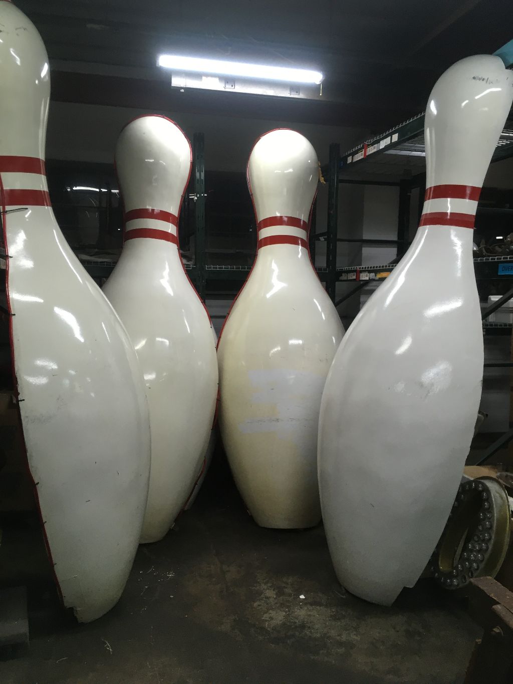 Huge "Roc N Bowl " Rochelle New York Bowling Alley Pins - Obnoxious ...