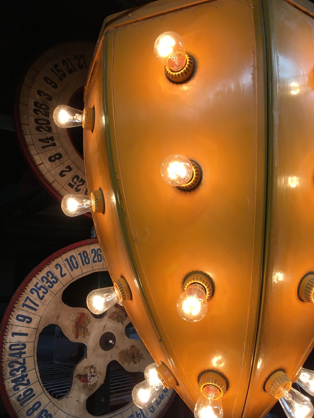 Mid-Century Metal Carnival Ride Multi-Bulb Light « Obnoxious Antiques
