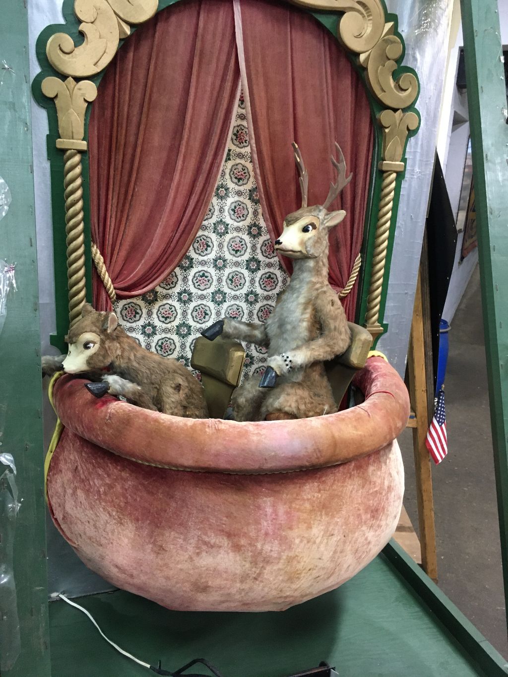 Vintage Christmas Santa And Reindeer Orchestra Concert Automaton Store ...