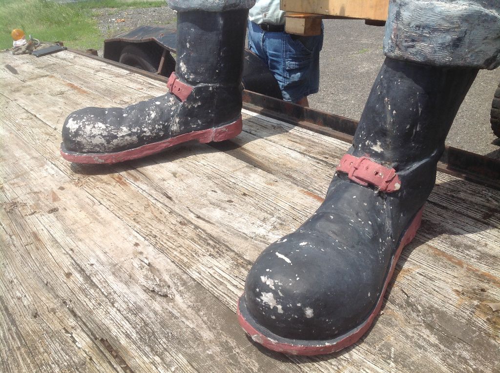 Antique Hunts Pier Paul Bunyan Lumberjack Statue Wildwood NJ ...