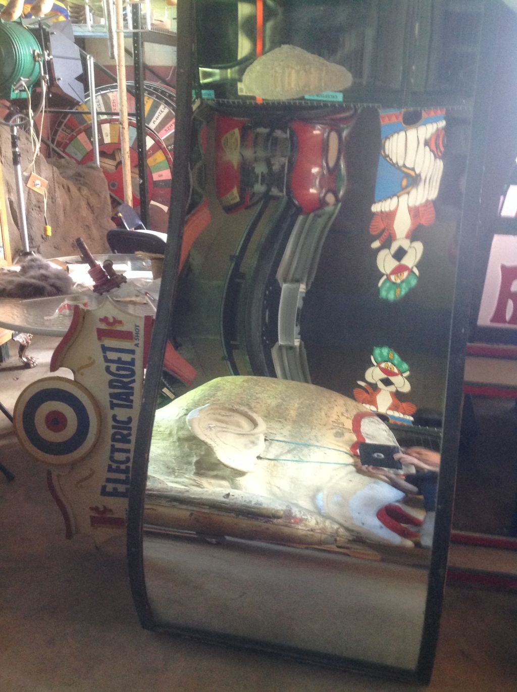 Vintage Glass Amusement Park Funhouse Mirror « Obnoxious Antiques