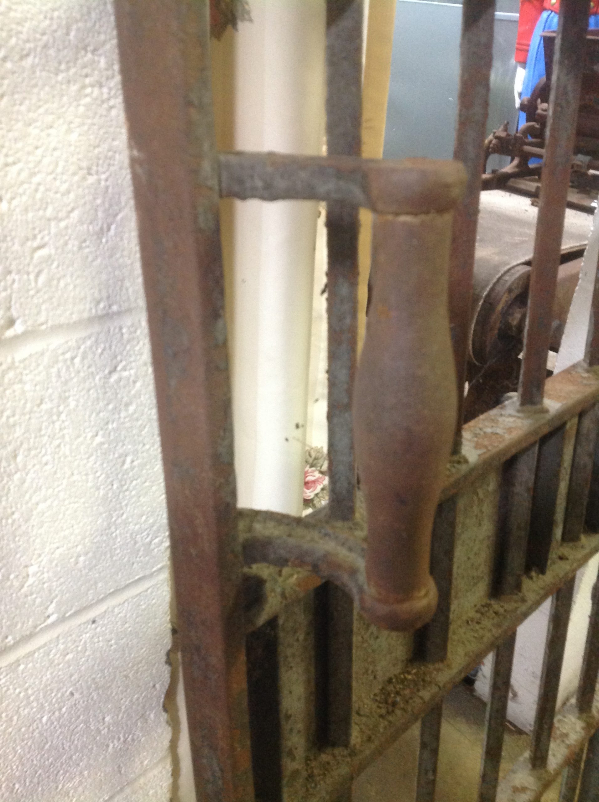 Antique Van Dorn Iron Works Prison Jail Cell Door « Obnoxious Antiques