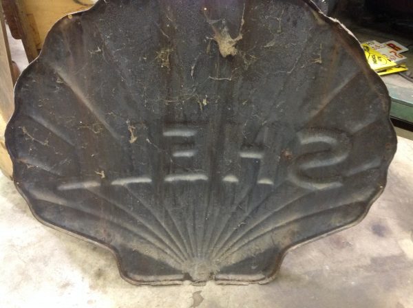 Antique Shell Gas Station Porcelain Sign « Obnoxious Antiques
