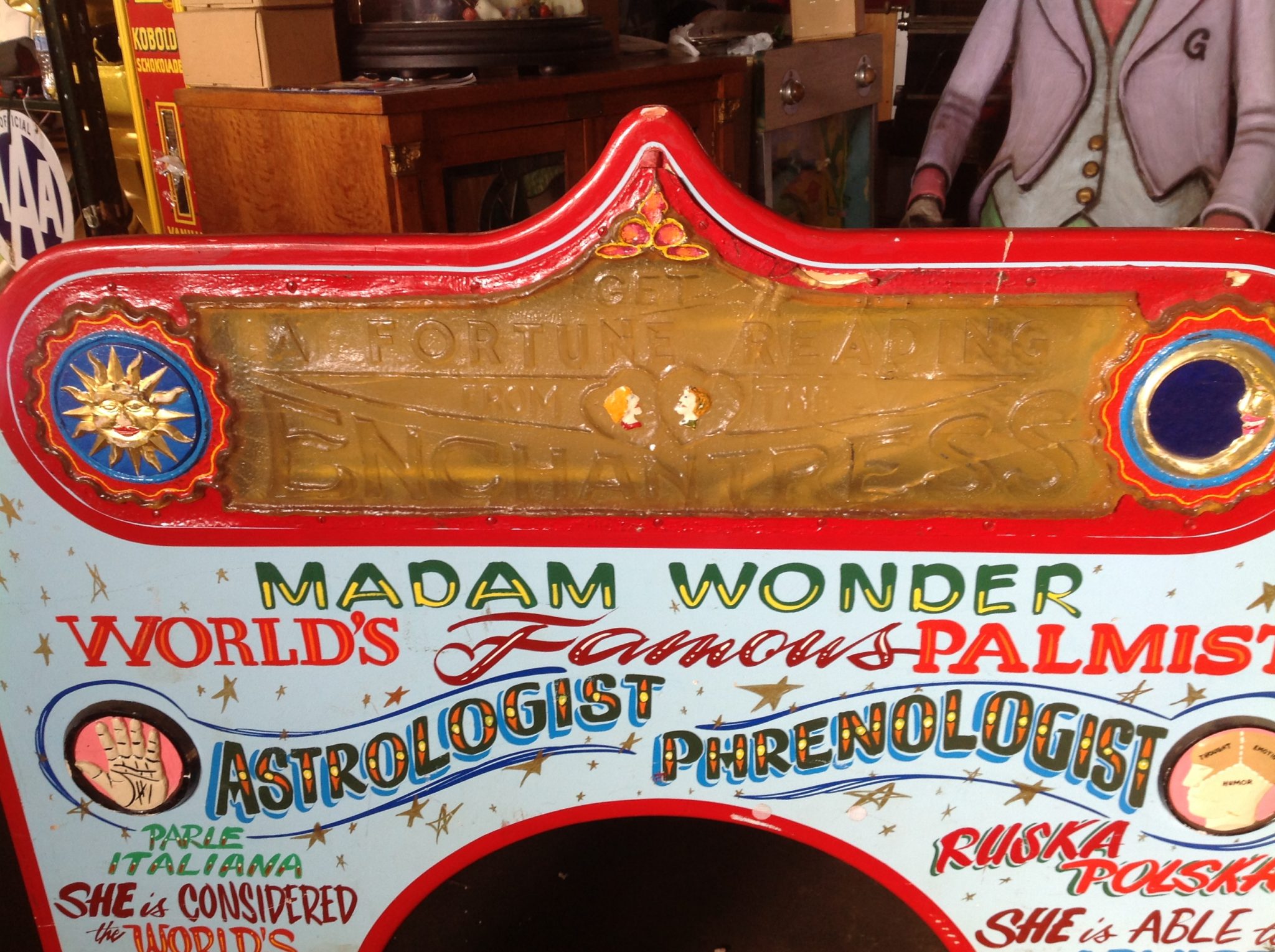 Vintage Traveling Carnival Fortune Teller Booth « Obnoxious Antiques