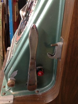 Vintage Mid-Century Coin Operated Penny Arcade Harvard Metal Typer ...