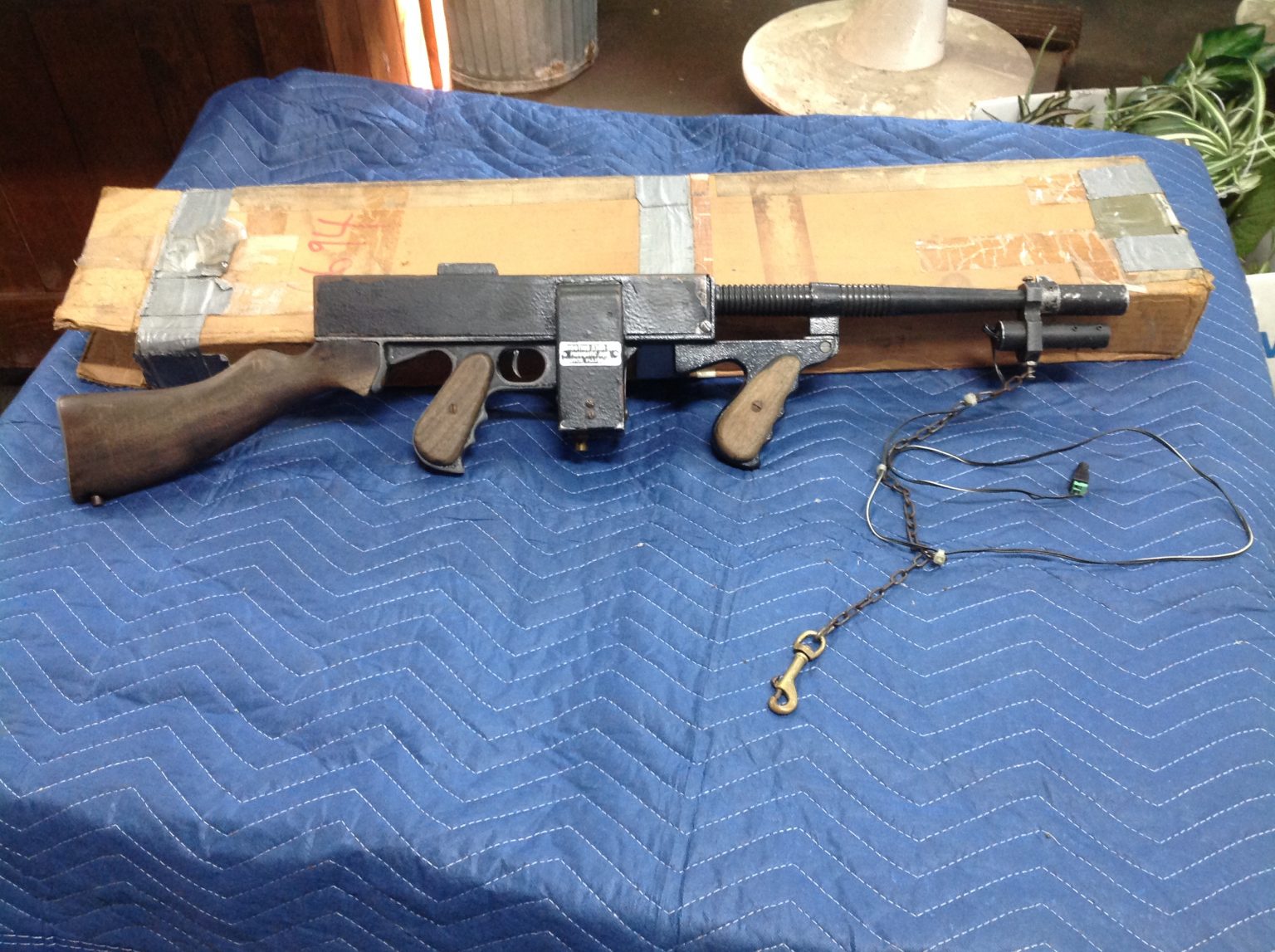 Vintage Amusement Park Shoot The Star Feltman Pneumatic Tommy Machine ...