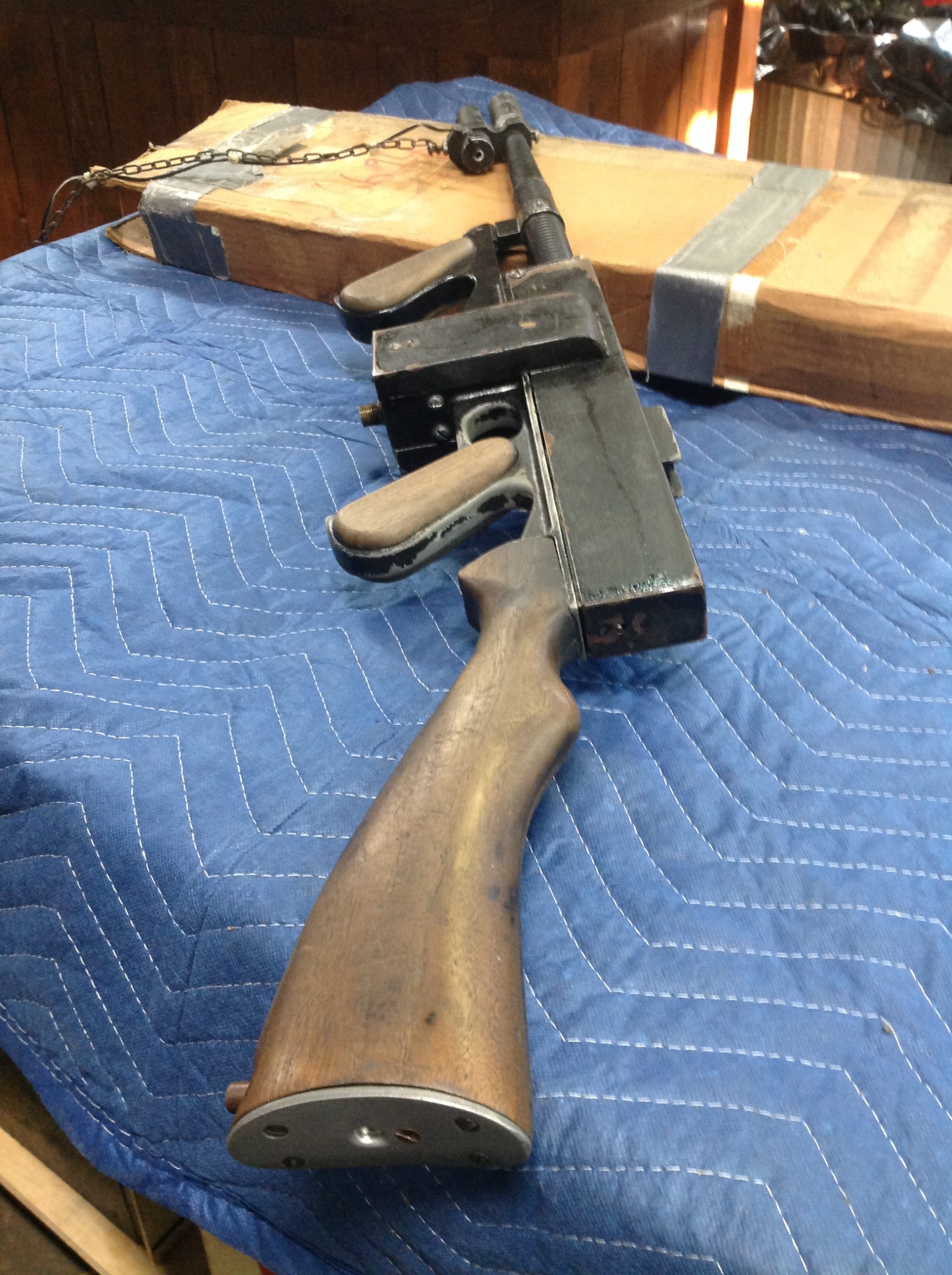 Vintage Amusement Park Shoot The Star Feltman Pneumatic Tommy Machine ...