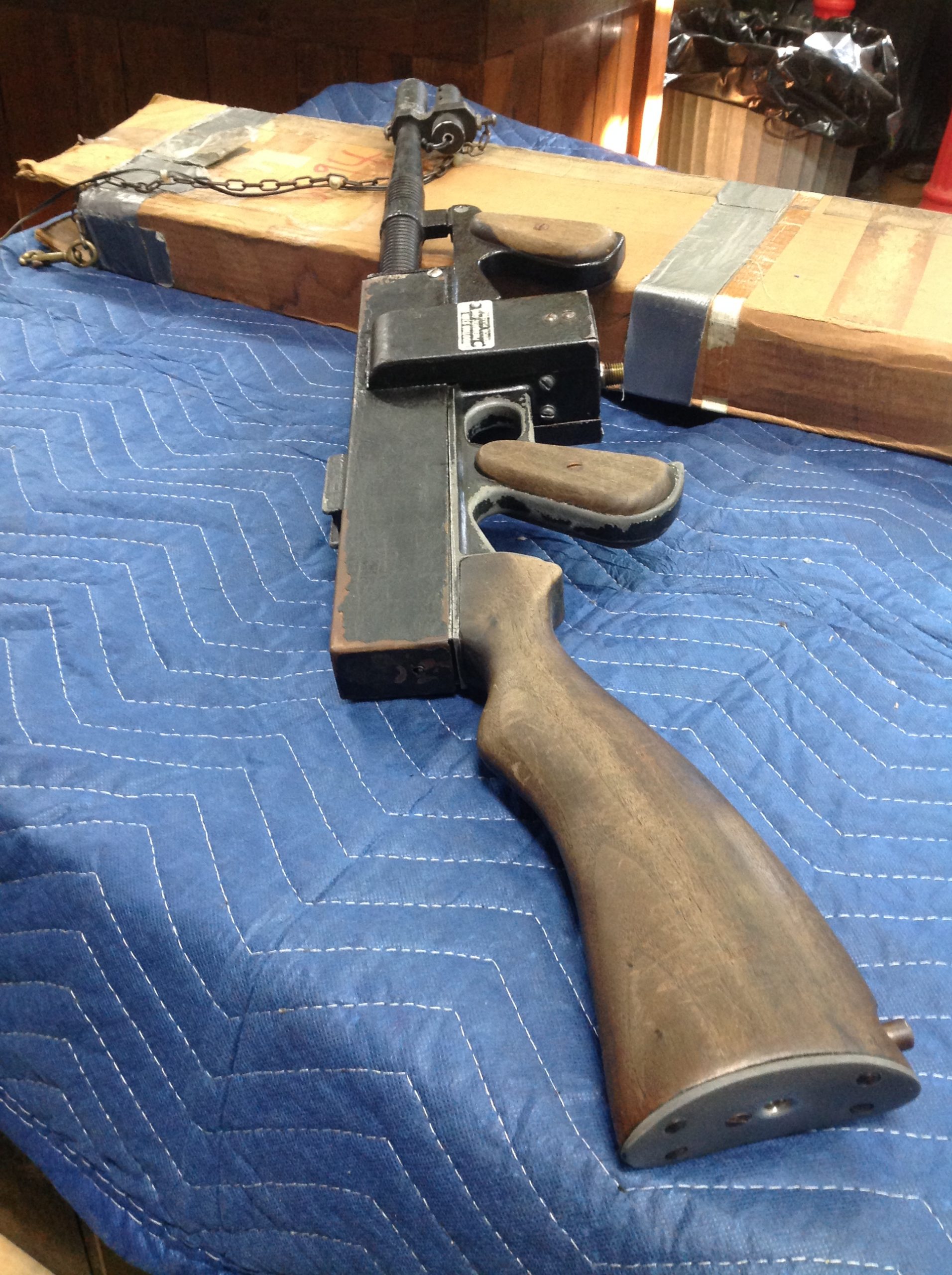 Vintage Amusement Park Shoot The Star Feltman Pneumatic Tommy Machine ...