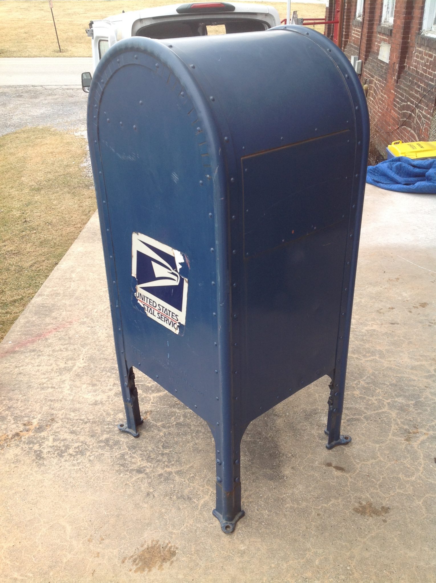 1959 USPS U.S. Mail Street Corner Letter Collection Mailbox « Obnoxious ...
