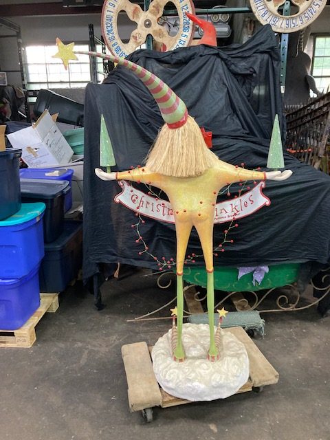 Vintage Christmas Window Display Elf « Obnoxious Antiques