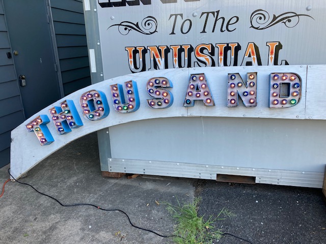 Vintage Trimper’s Aladdin’s Lamp Funhouse Sign « Obnoxious Antiques