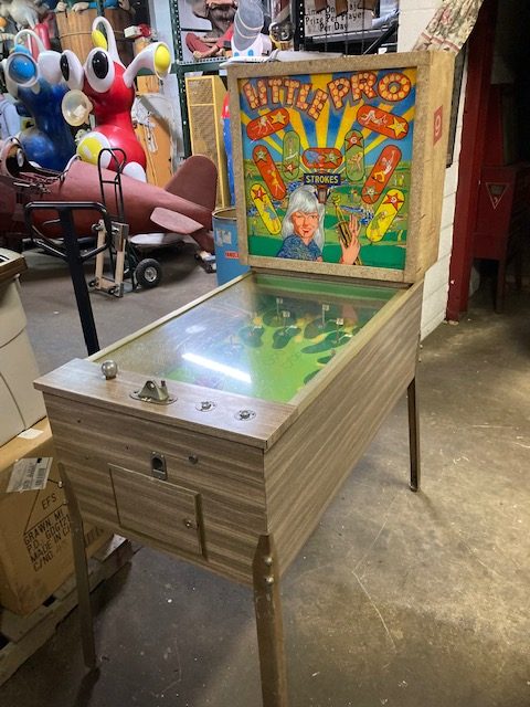 Vintage 1964 Penny Arcade Southland Little Pro Golf Pinball Game ...