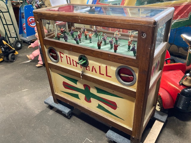 1920’s Coin Operated Penny Arcade Chester Pollard Football Arcade Game ...