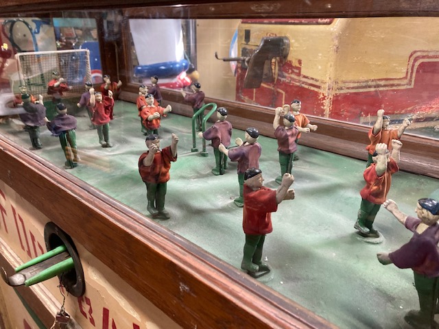 1920’s Coin Operated Penny Arcade Chester Pollard Football Arcade Game ...