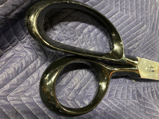 Vintage Giant Metal Scissors Advertising Trade Sign Store Display ...