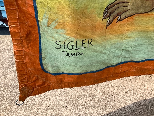 Vintage Famous Monsters Of Filmland Horror Sideshow Banner Line Signed ...