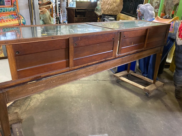 Antique General Store Display Case And Table « Obnoxious Antiques
