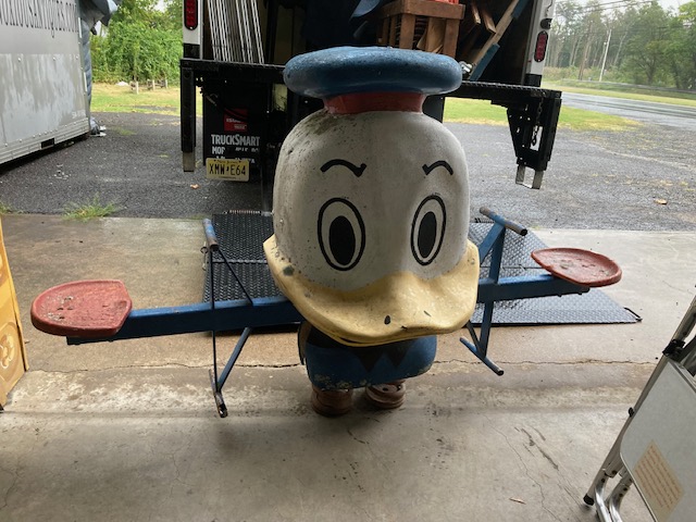 Vintage Midcentury Playground Donald Duck Teeter Totter Seesaw ...