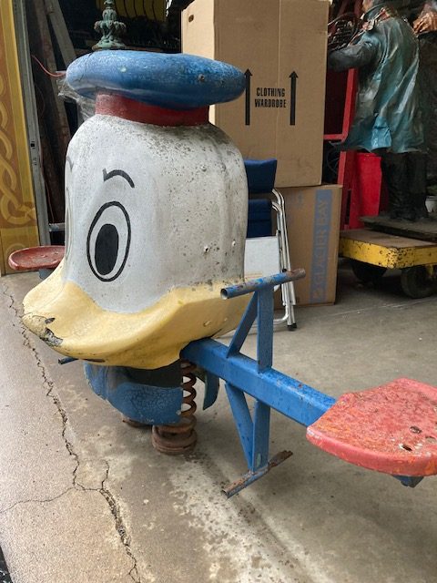 Vintage Midcentury Playground Donald Duck Teeter Totter Seesaw ...